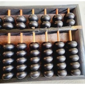 Abacus | Games | Vintage Abacus 9 Row 63 Beads Asian Oriental Chinese ...